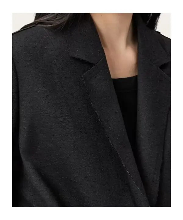 ALLSAINTS Essie Single-button Blazer With Hot-fix Embellishments