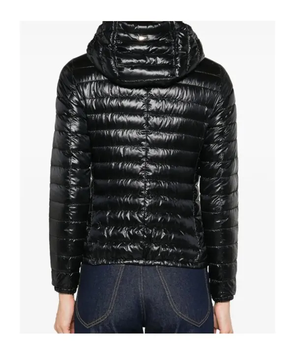 Herno Long-sleeved Down Jacket With Detachable Hood - Black