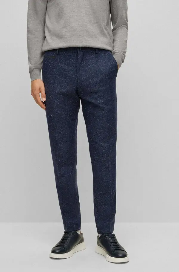 Hugo Boss Tailored Logo Detailed Pants