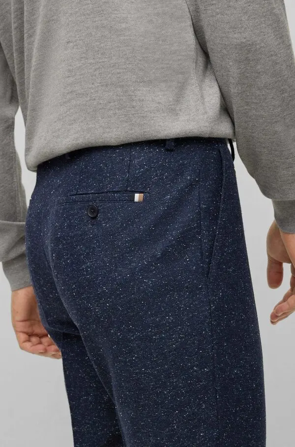 Hugo Boss Tailored Logo Detailed Pants