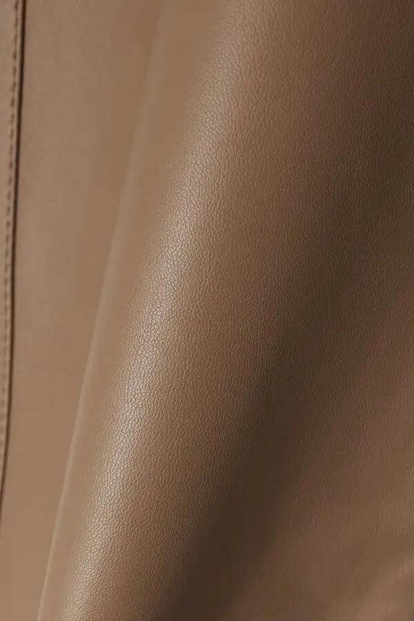 TOTEME Panelled Flared Leather Trousers
