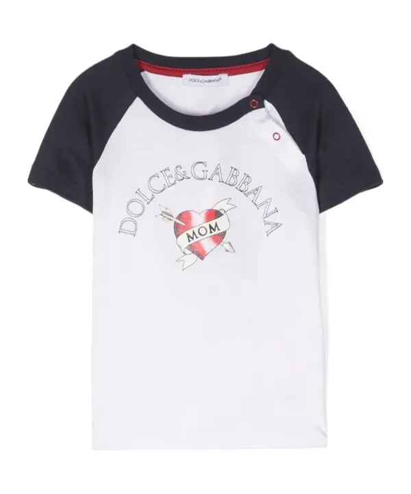 Dolce & Gabbana Logo-print Cotton T-shirt - White