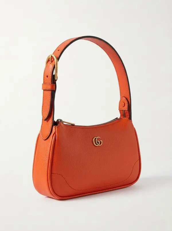 Gucci Double G Aphrodite Shoulder Bag - Orange