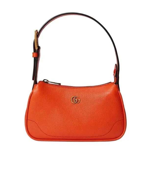 Gucci Double G Aphrodite Shoulder Bag - Orange