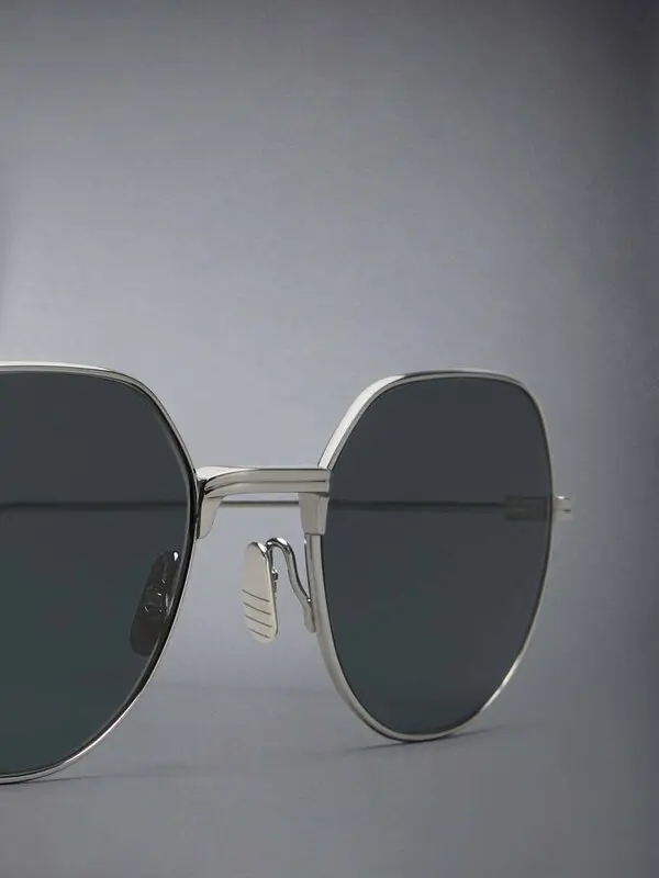 Thom Browne Geometric Frame Sunglasses - Black