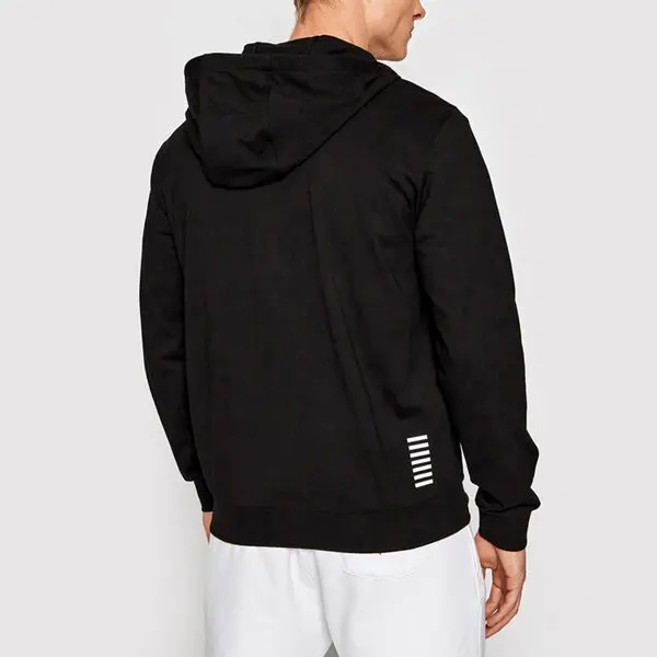 EA7 Logo Hooded Casual Jacket
