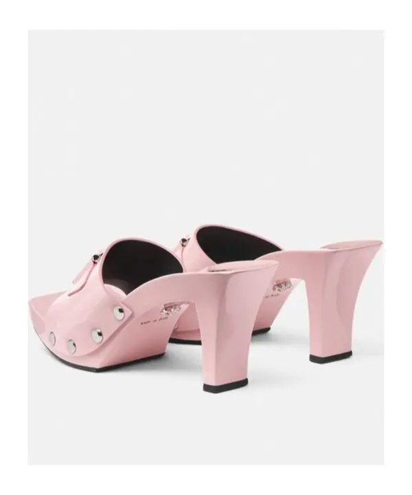 Versace Medusa Head Leather Mules