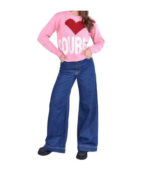 MC2 SAINT BARTH Kila Courma Heart Knit Sweater
