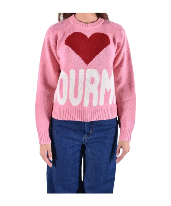 MC2 SAINT BARTH Kila Courma Heart Knit Sweater