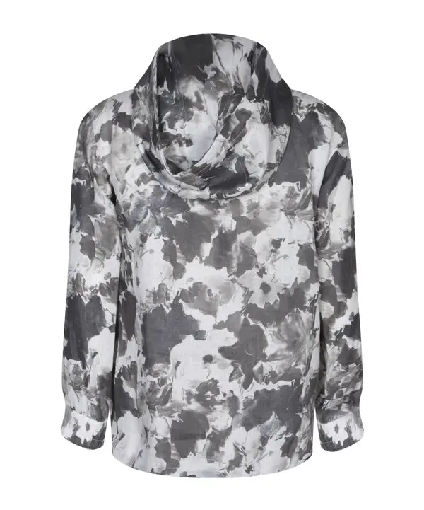 Kiton Abstract Print Hooded Jacket