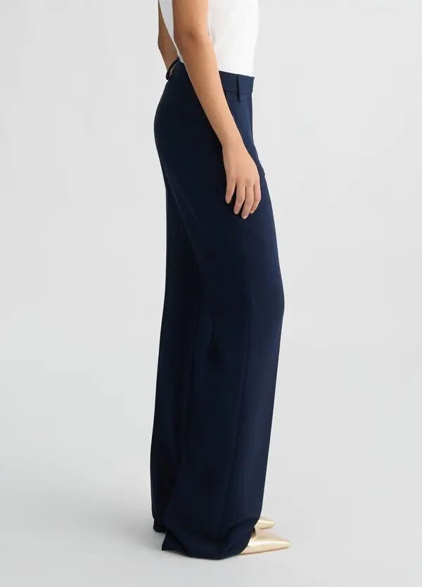 Liu Jo Flared Cady Crepe Trousers