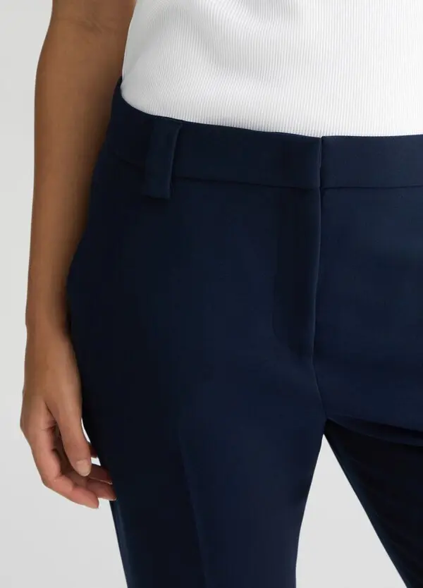 Liu Jo Flared Cady Crepe Trousers
