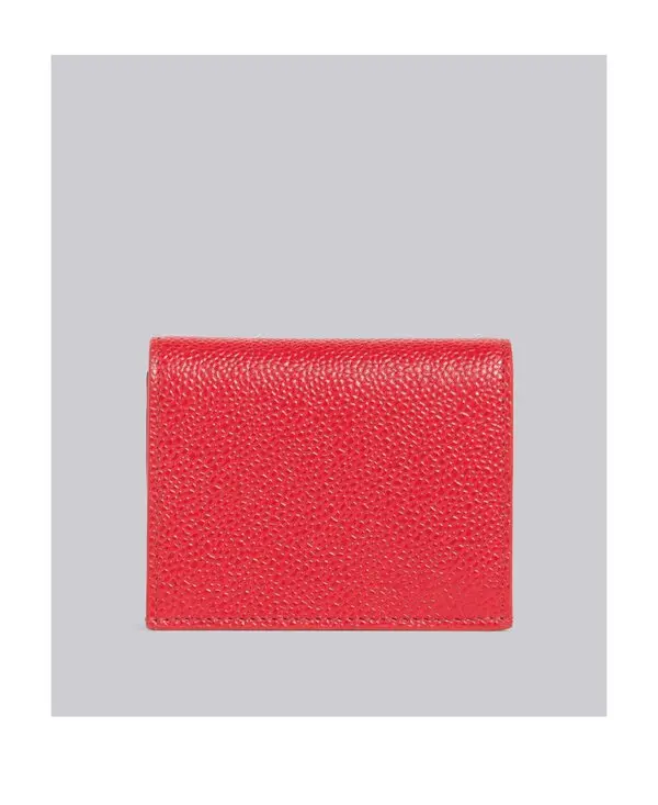Thom Browne Anchor Embroidered Cardholder - Red