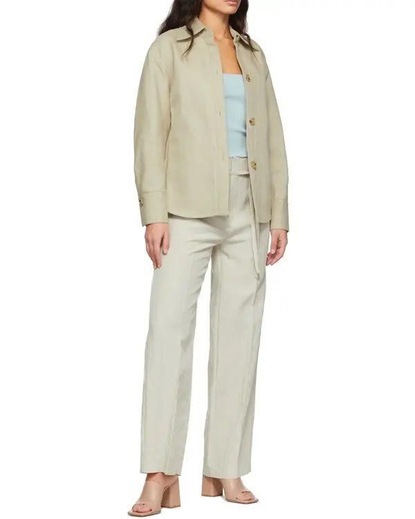 Vince Beige Straight Leg Trousers