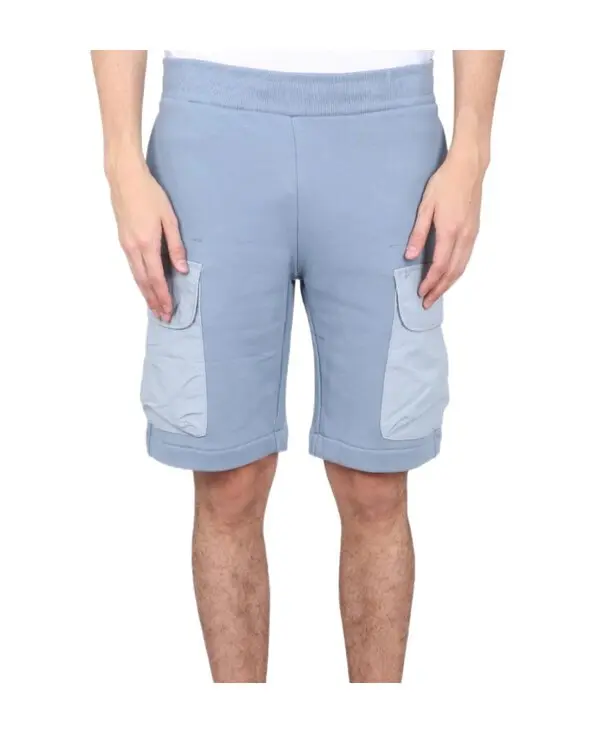 Paul Smith Logo Embroidered Cargo Shorts - Blue