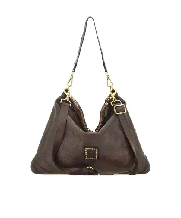CAMPOMAGGI Woven Embellished Shoulder Bag