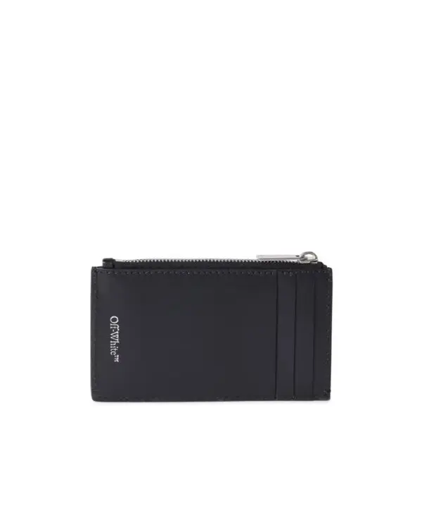 Off-White Jitney Quote Zipped Card Holder