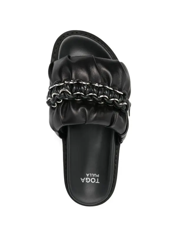 Toga Chain-detail Flat Sandals