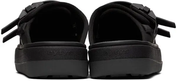 Eytys Logo Buckled Slides