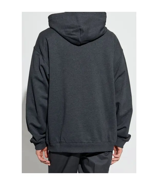 Dolce & Gabbana Logo Print Hoodie - Grey