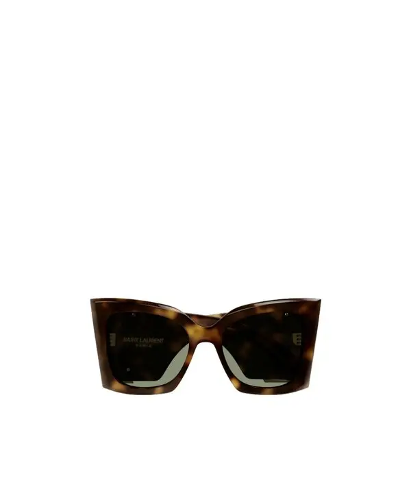 Saint Laurent Square Frame Sunglasses - Black