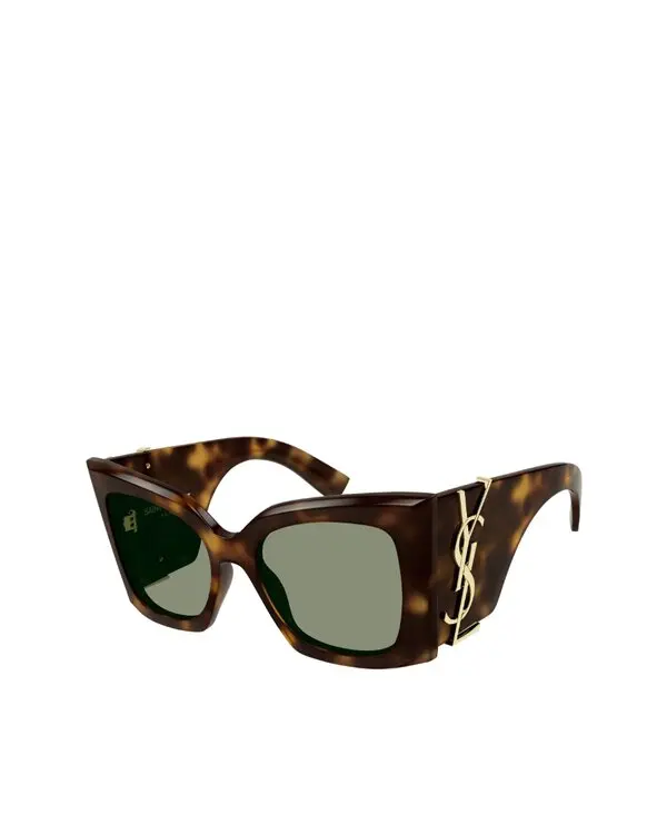 Saint Laurent Square Frame Sunglasses - Black