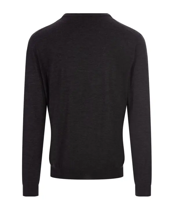 Fedeli Argentina Crew Neck Sweater - Black