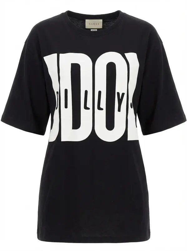 Gucci Long Logo-printed T-shirt