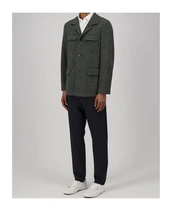 Harris Wharf London Safari Jacket In Hopsack