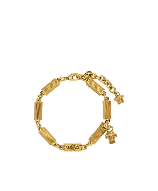Versace Column Bracelet - Light Gold