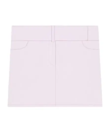 COURREGES Belted Mini Skirt - White