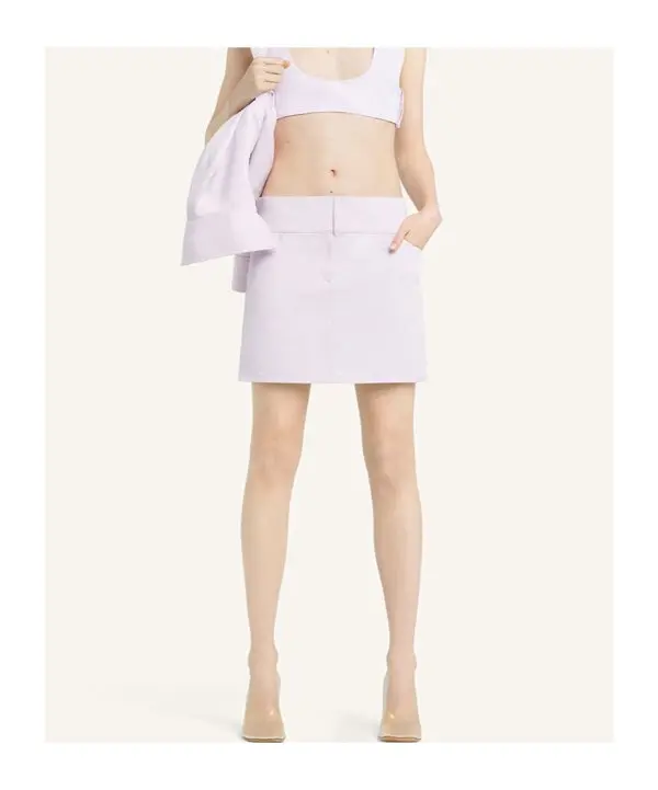 COURREGES Belted Mini Skirt