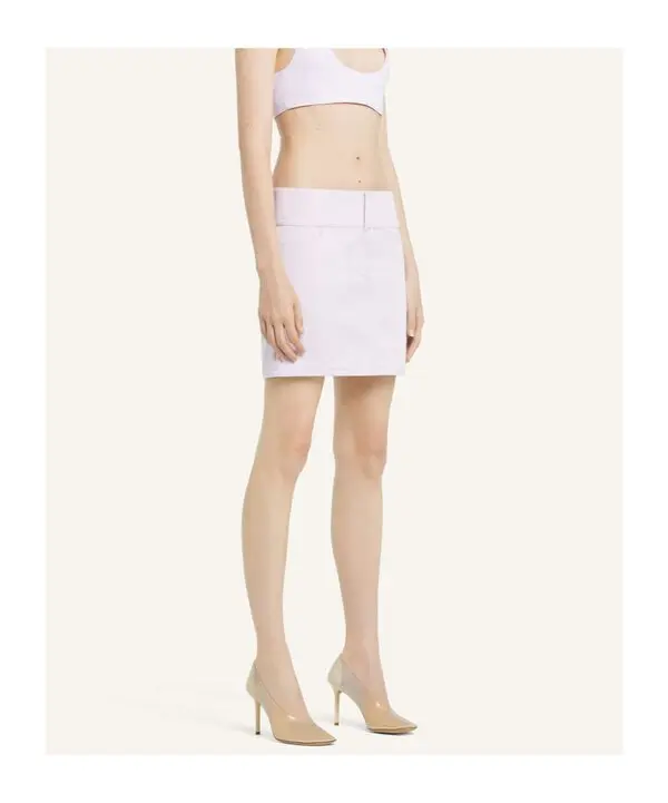 COURREGES Belted Mini Skirt