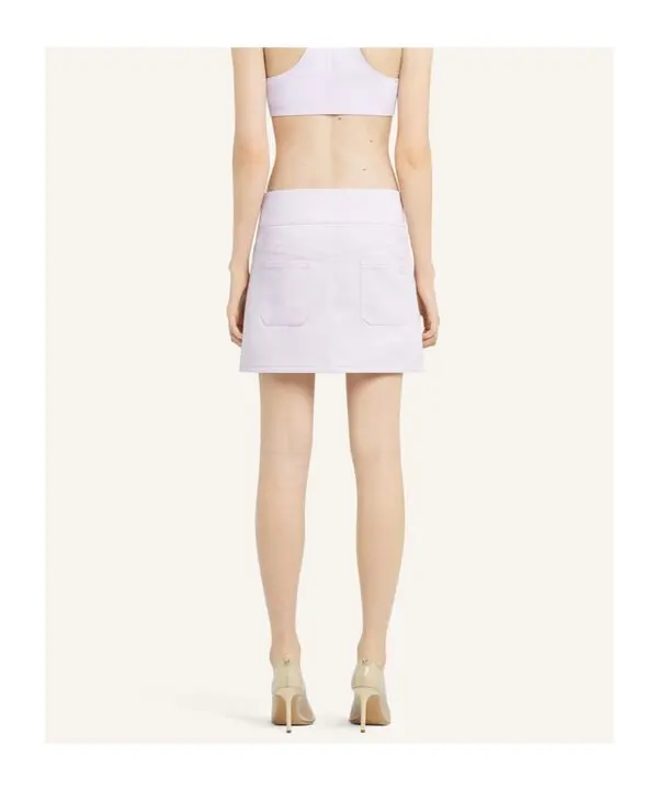 COURREGES Belted Mini Skirt