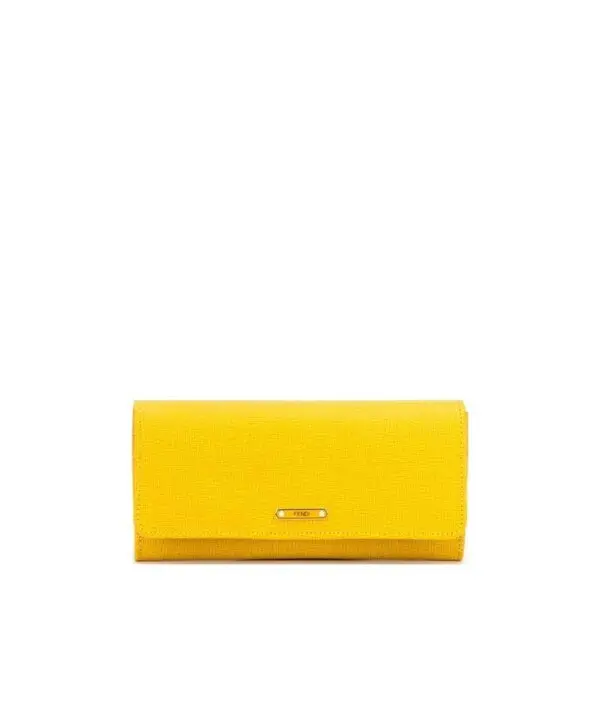 Fendi Long Wallet - Yellow