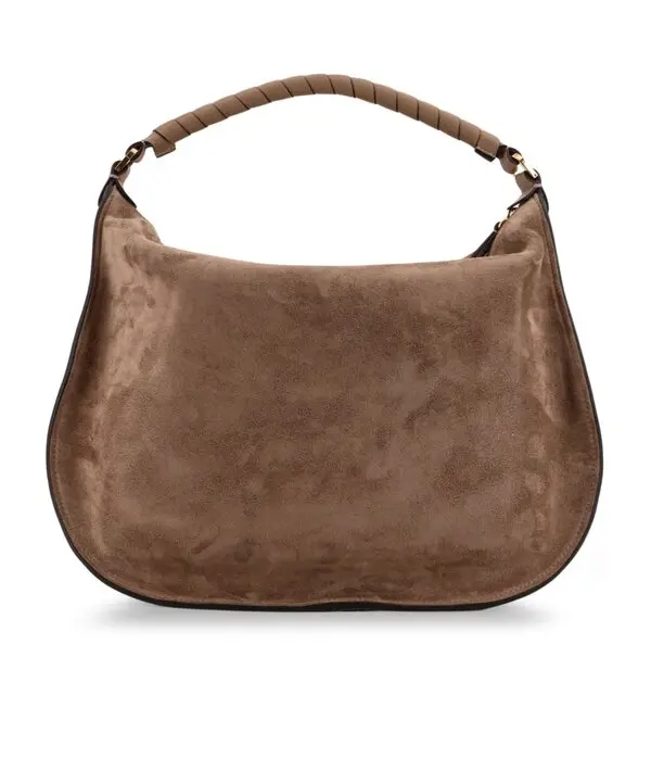 Chloé Marcie Foldover Top Tote Bag - Brown