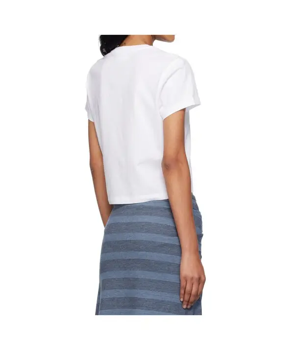 Maison Kitsuné Fox Baby Cropped T-shirt - White