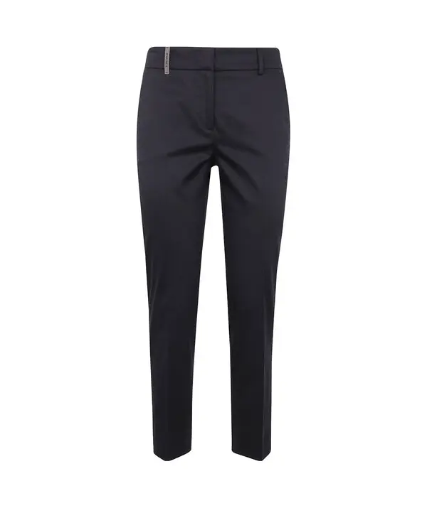 Peserico Slim-cut Trousers - Black