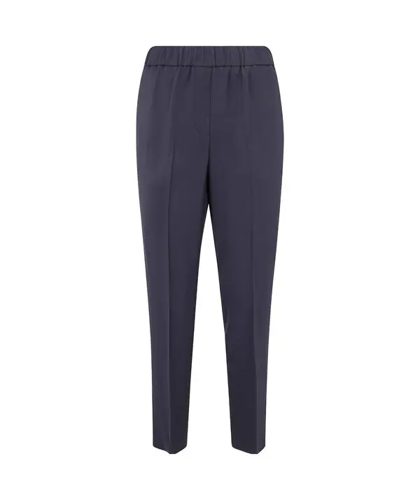 Peserico Pleated Detail Trousers - Spaceblue