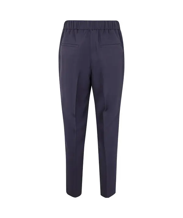 Peserico Pleated Detail Trousers - Spaceblue