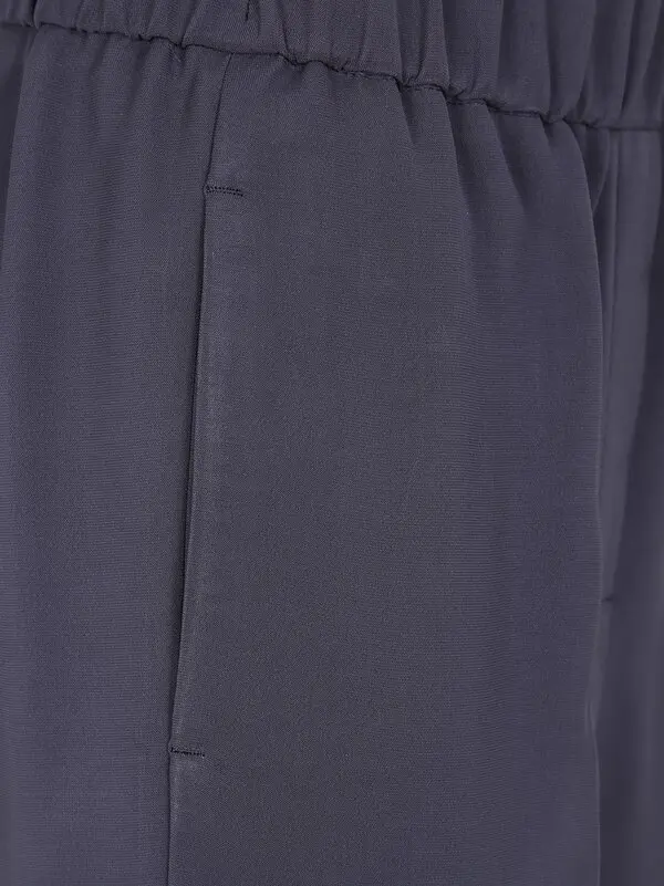 Peserico Pleated Detail Trousers - Spaceblue