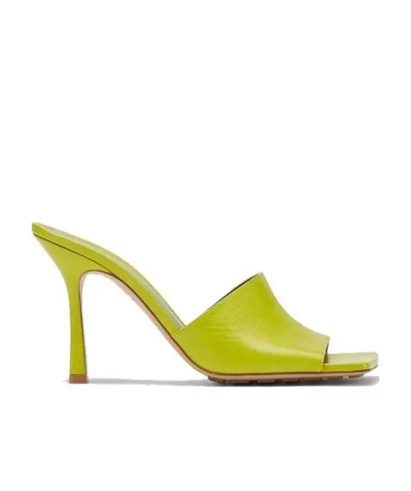Bottega Veneta Stretch High-heeled Sandals - Green