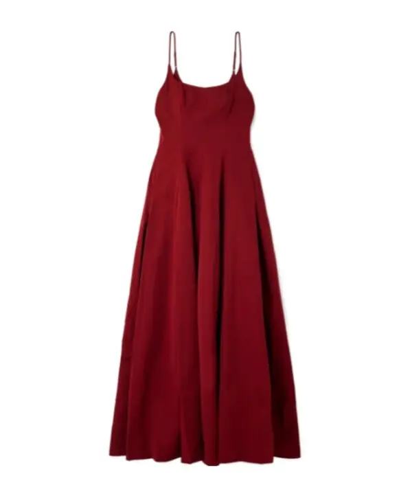 Staud Joy Maxi Dress - Pomegranate
