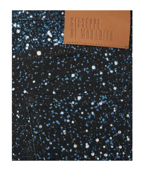 Giuseppe Di Morabito Embellished Wide-leg Denim Pants