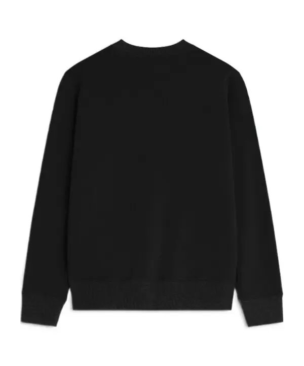 Maison Kitsuné Fox Head Embroidered Sweatshirt - Black