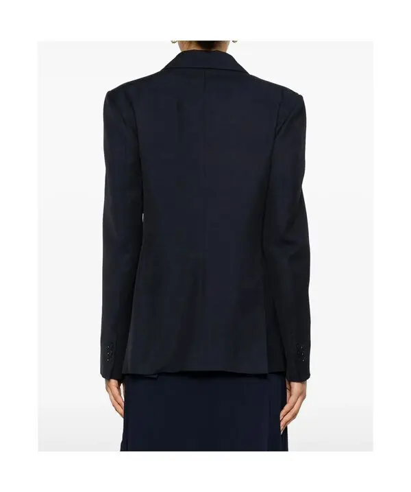 P.a.r.o.s.h Raisa Single-breasted Blazer With Notched Lapel - Black