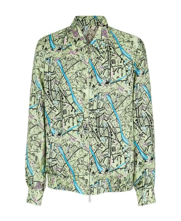 Fendi Map Reversible Long-sleeved Shirt