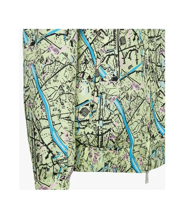 Fendi Map Reversible Long-sleeved Shirt