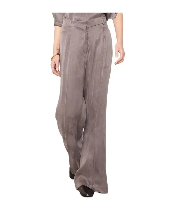 Officine Générale Belted Tailored Trousers - Nude