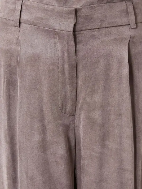 Officine Générale Belted Tailored Trousers - Nude